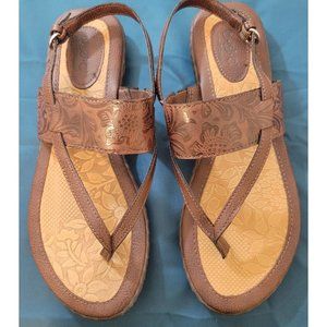 boc | Shoes | Boc Orange Leather Sandals | Poshmark